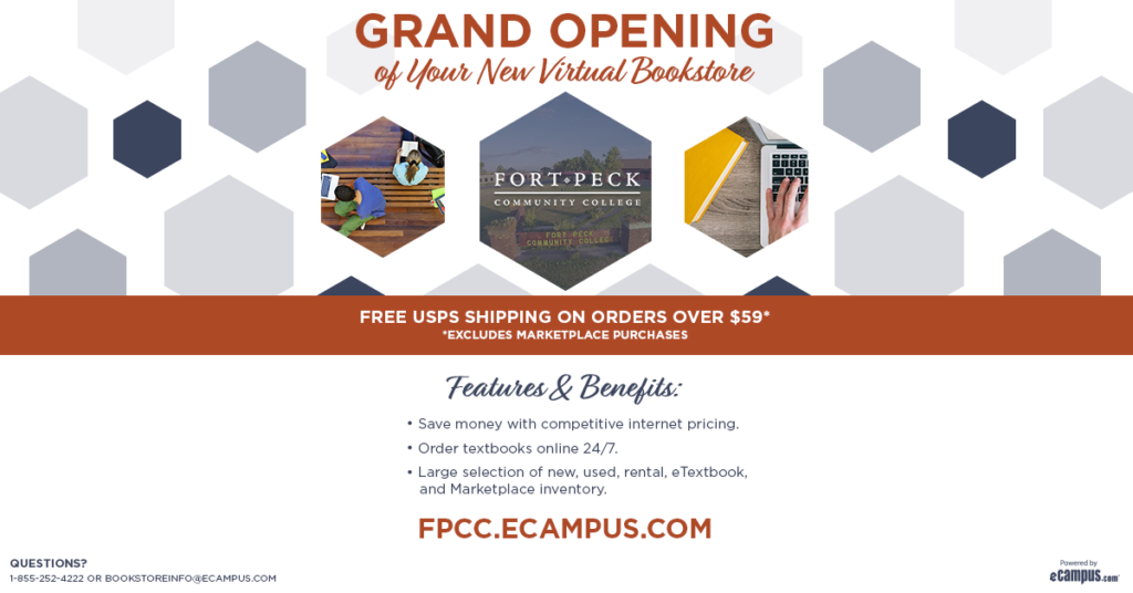FPCC ECampus Bookstore Grand Opening! – Fort Peck Community College